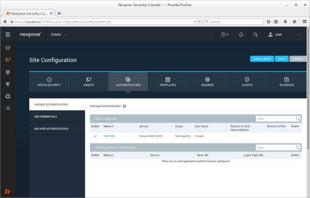 Testing Rapid7 Nexpose CE vulnerability scanner | Alexander V. Leonov
