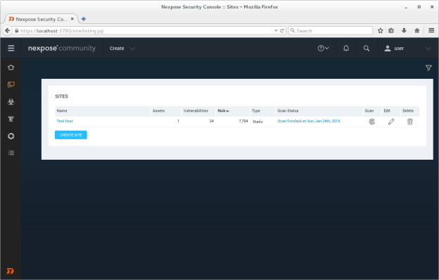 Testing Rapid7 Nexpose CE vulnerability scanner | Alexander V. Leonov