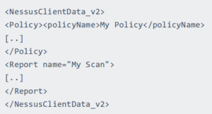 Nessus v2 xml report format | Alexander V. Leonov