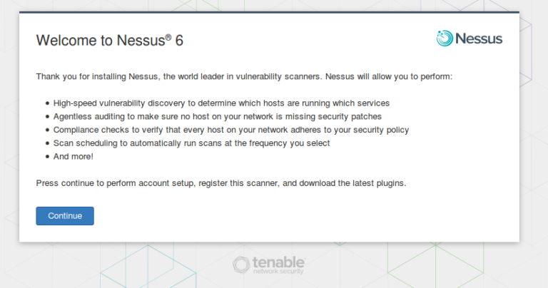 Nessus Manager and Agents | Alexander V. Leonov