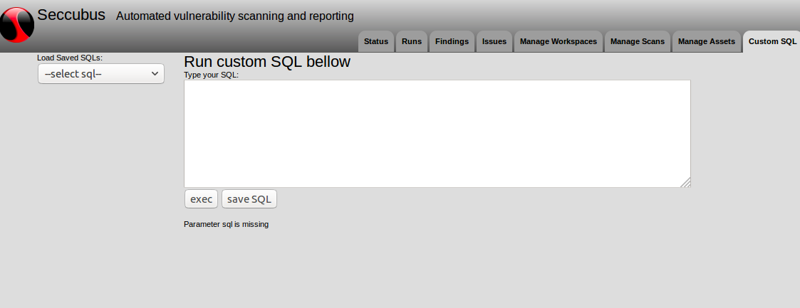 Seccubus installation and GUI overview | Alexander V. Leonov