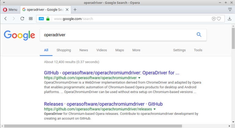 Automating Opera browser with Selenium WebDriver and Python | Alexander V. Leonov