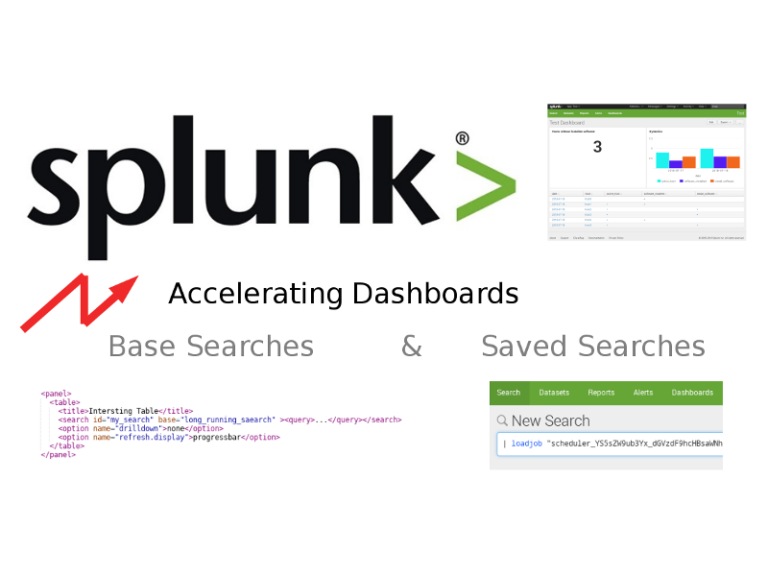Accelerating Splunk Dashboards with Base Searches and Saved Searches | Alexander V. Leonov