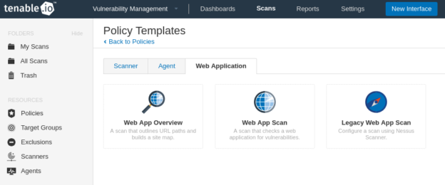 First look at Tenable.io Web Application Scanner (WAS) | Alexander V ...
