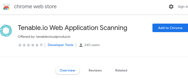 Tenable IO WAS Chrome Extension | Alexander V. Leonov