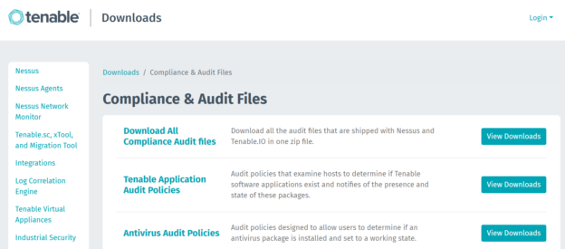 Publicly available Tenable .audit scripts | Alexander V. Leonov
