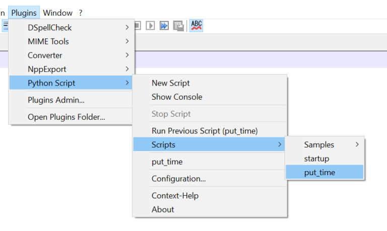 Add New Features To Notepad Using Python Scripts Keyboard Shortcut To Insert Current Time