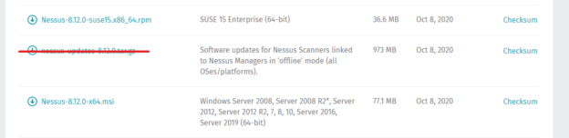 Nessus Essentials with offline registration and plugin updates ...