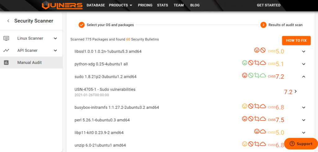 Vulners Linux Audit API for Host Vulnerability Detection: Manual Auditing, Python Scripting and ...